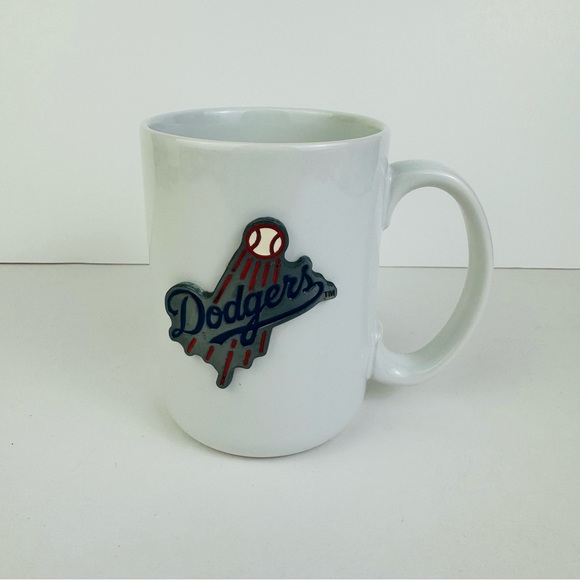La Dodgers | Dining | 22 Los Angeles Dodgers Mlb Baseball White 14 Oz ...